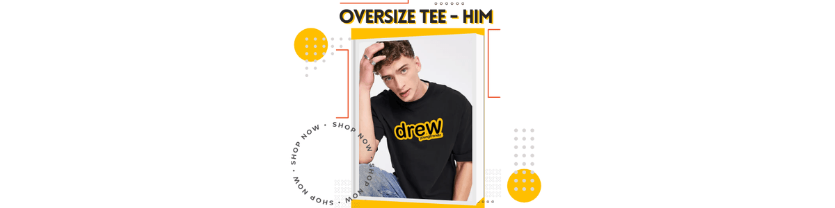 Men Oversized T-shirt Drop shoulder Style – Young Trendz