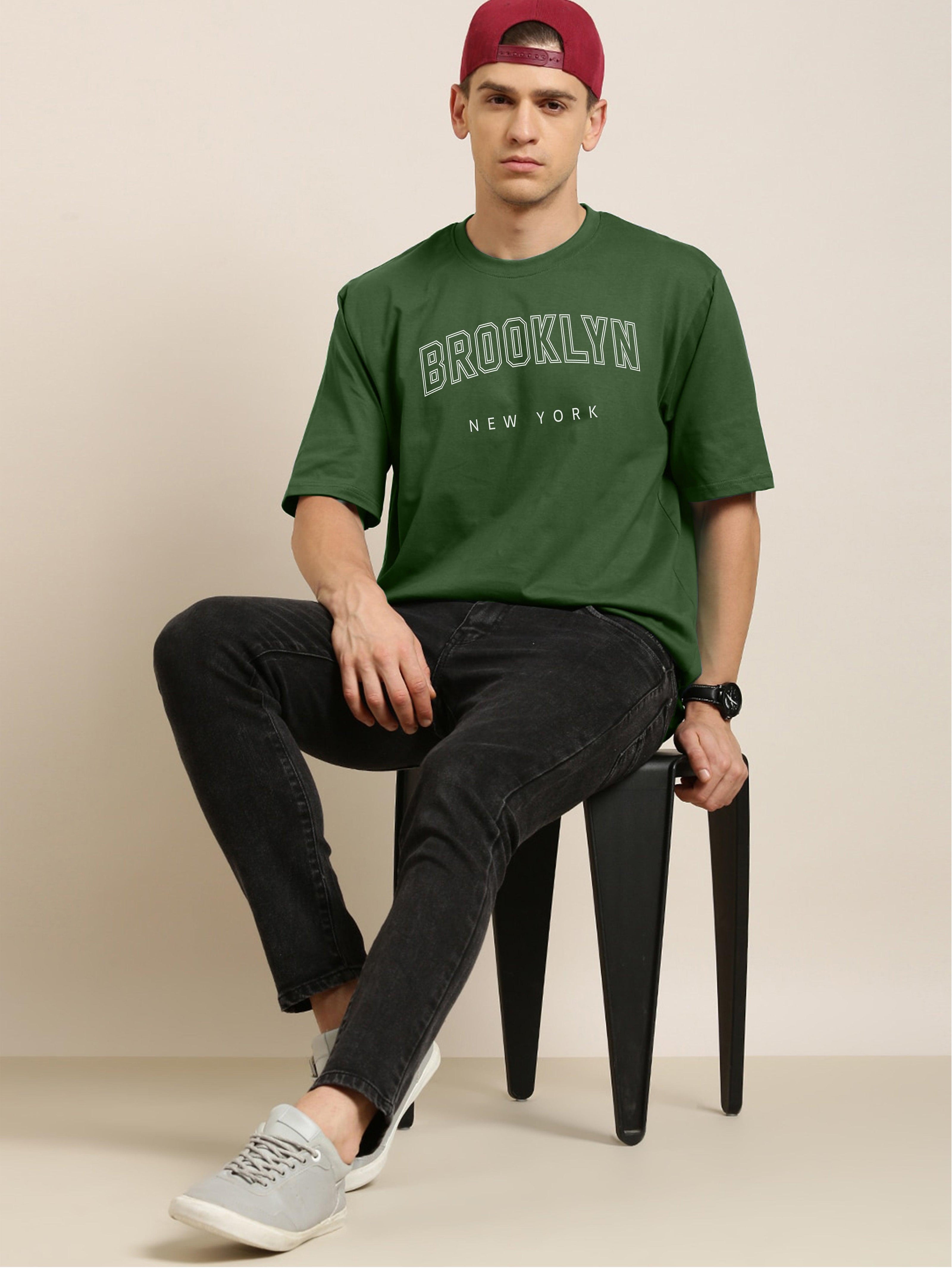 Men Oversized T-shirt Drop shoulder Style – Young Trendz